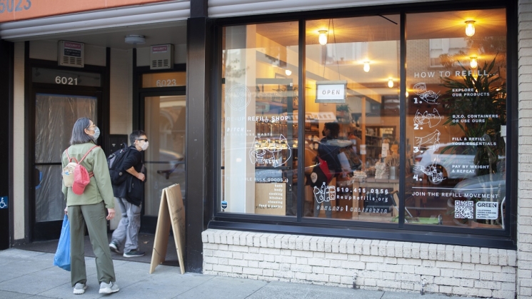 Find sustainable products, not plastic, at Oakland’s Re-Up Refill Shop ...