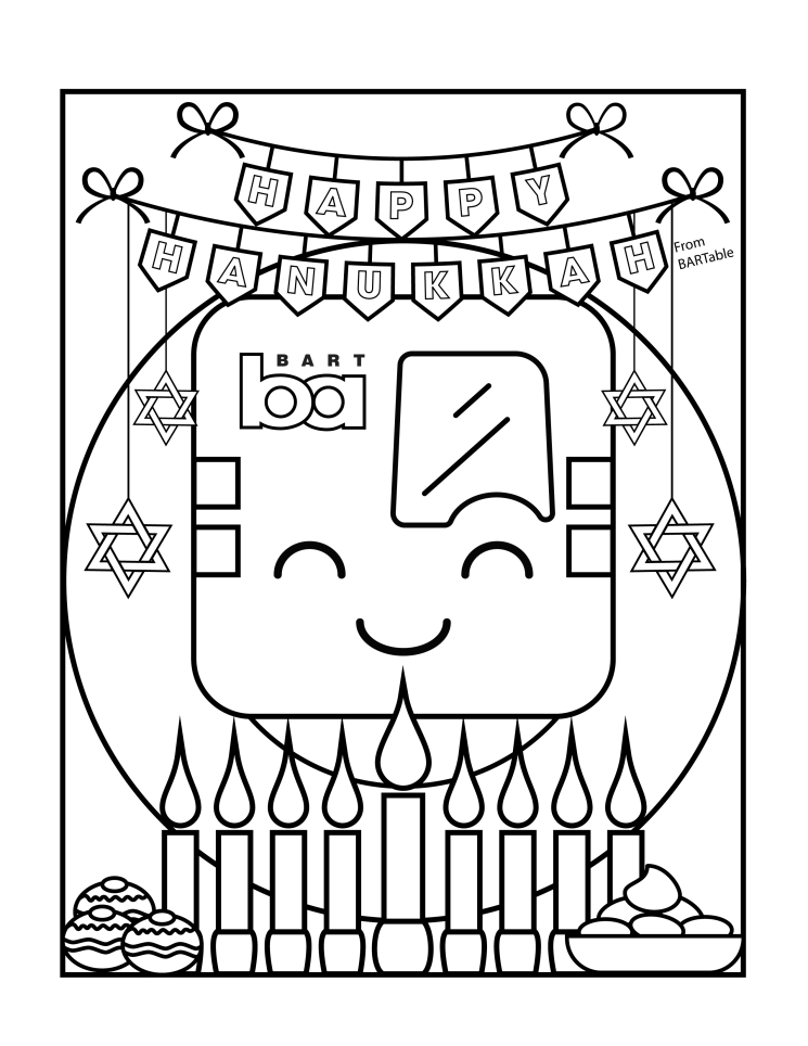 Happy Holiday Coloring Pages | BARTable
